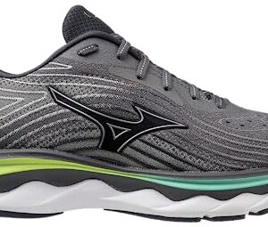 Mizuno Men's Wave Sky 6 Running Shoe, Quiet Shade/Silver, 9.5