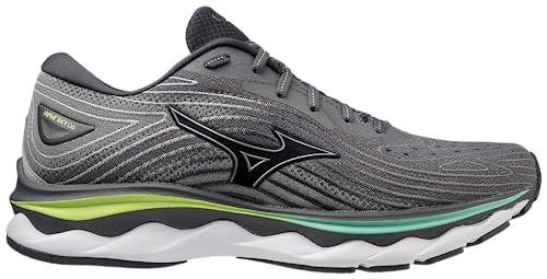 Mizuno Men's Wave Sky 6 Running Shoe, Quiet Shade/Silver, 9.5