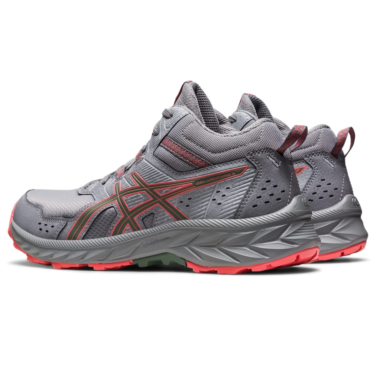 ASICS Women's GEL-VENTURE 9 Mid Top Running Shoes, 8.5, SHEET ROCK/PAPAYA