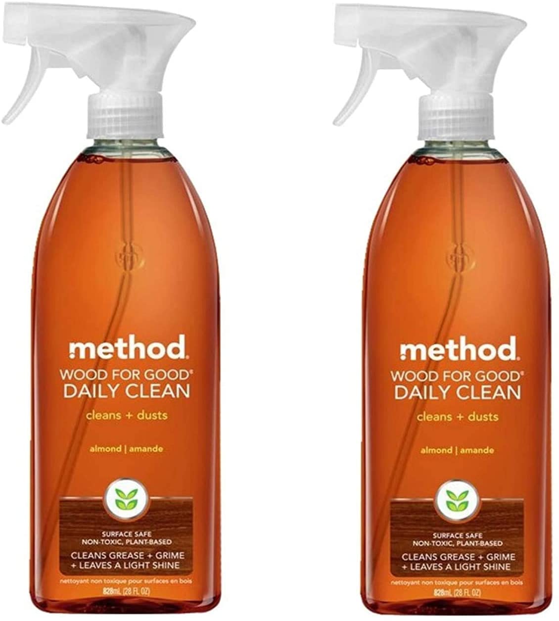 Method Wood for Good Daily Clean Almond -28 fl oz - (Pack of 2