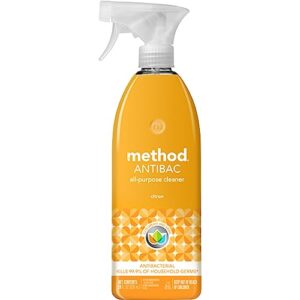 method antibacterial all-purpose cleaner spray, citron, kills 99.9% of household germs, 28 fl oz