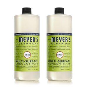 mrs. meyer's clean day multi-surface cleaner concentrate, use to clean floors, tile, counters, lemon verbena, 32 fl. oz - pack of 2