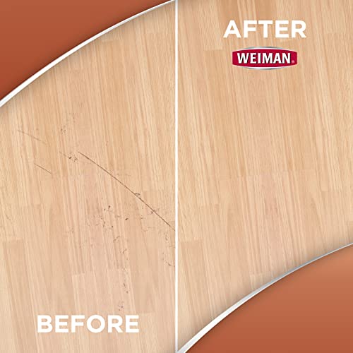 Weiman High-Traffic Hardwood Floor Polish and Restorer - Natural Shine, Removes Scratches, Leaves Protective Layer 32 fl. oz