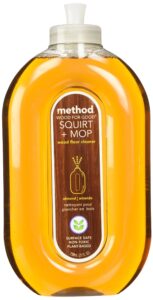 method wood for good squirt + mop wood floor cleaner, almond, 25 ounce