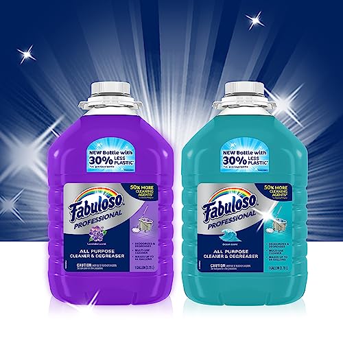 Fabuloso Professional All Purpose Cleaner & Degreaser - Lavender, 1 Gallon (Pack of 1)