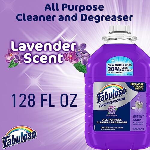 Fabuloso Professional All Purpose Cleaner & Degreaser - Lavender, 1 Gallon (Pack of 1)