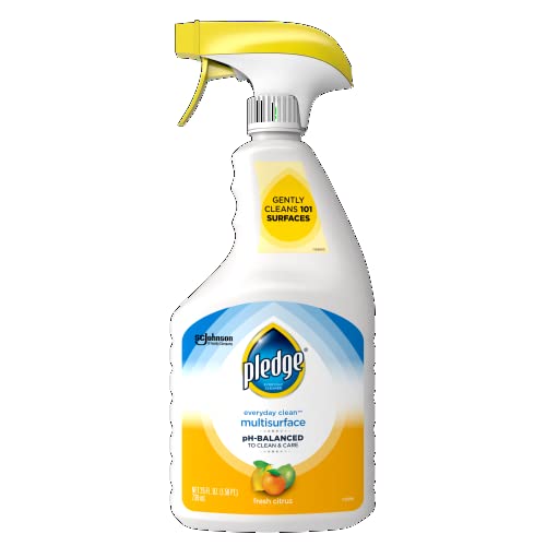 Pledge Multisurface Cleaner, Everyday Clean, Trigger, Fresh Citrus Scent, 25 oz