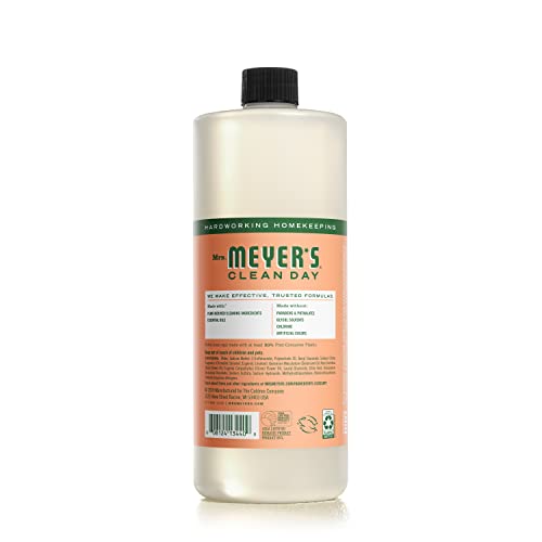 MRS. MEYER'S CLEAN DAY Multi-Surface Cleaner Concentrate, Use to Clean Floors, Tile, Counters, Geranium, 32 fl. oz