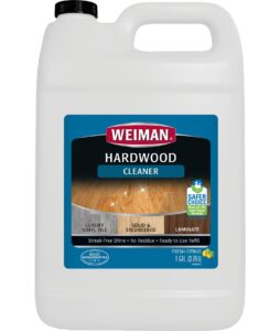 weiman hardwood floor cleaner - 128 ounce refill - finished engineered hardwood floors