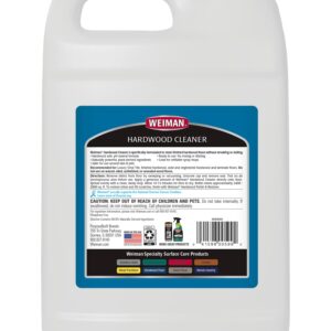 Weiman Hardwood Floor Cleaner - 128 Ounce Refill - Finished Engineered Hardwood Floors