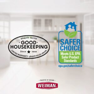 Weiman Hardwood Floor Cleaner Gallon and Refillable Squeeze Bottle - Finished Wood Surfaces