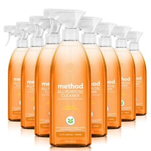 method all-purpose cleaner spray, ginger yuzu, plant-based and biodegradable formula perfect for most counters, tiles, stone, and more, 28 oz spray bottle, (pack of 1)