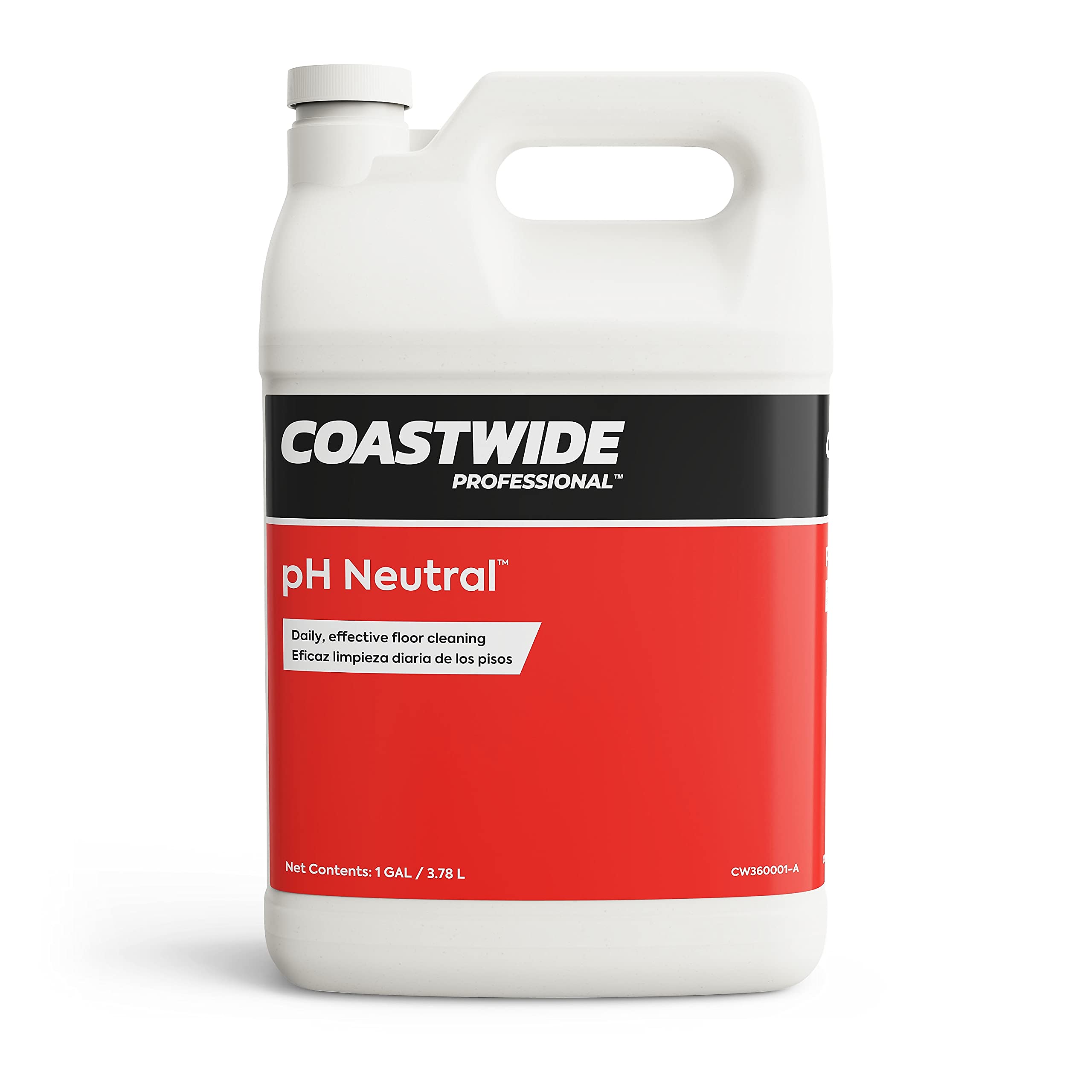 Coastwide 919529 Floor Cleaner pH Neutral, 3.78L, 4/Carton