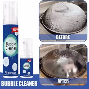 Foam Heavy Oil Stain Cleaner, Super Strong Multi Surface Cleaner, Multi-Purpose Wash Free Cleaning Spray (B) (A)