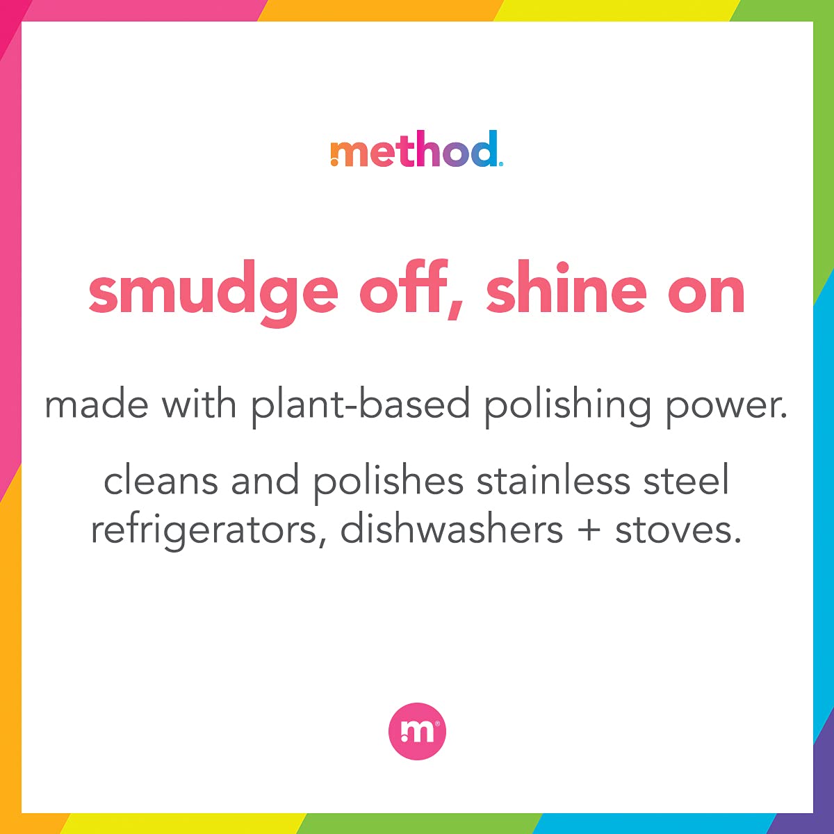 Method Stainless Steel Cleaner + Polish, Apple Orchard, Cleans Fingerprints and Smudges, 14 FL Oz (Pack of 1)