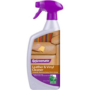 rejuvenate leather & vinyl cleaner – rehydrate, restore luster and protect all leather & vinyl surfaces with no greasy residue