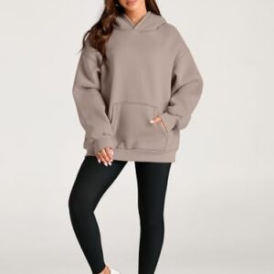 Trendy Queen Womens Oversized Sweatshirts Long Sleeve Shirts Fall Fashion 2024 Cute Fleece Hoodies Sweaters Casual Y2k Clothes Pullover Winter Outfits Teen Girls