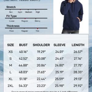 PEHMEA Men's Winter Warm Fleece Hoodie Pullover Long Sleeve Sherpa Lined Hooded Sweatshirt with Pocket(Grey-L)