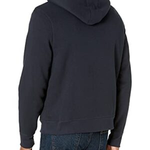 Amazon Essentials Men's Sherpa-Lined Full-Zip Fleece Hoodie, Navy, X-Large