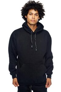 pro club men's heavyweight pullover hoodie (13oz), black, 2x-large