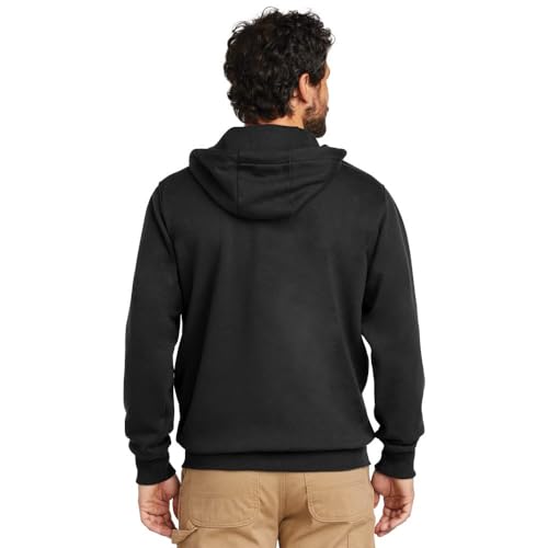 Carhartt Men's Rain Defender Paxton Heavyweight Hooded Sweatshirt, Black, 2X-Large, 100614-001