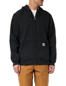 carharttmensloose fit midweight full-zip sweatshirtblacklarge