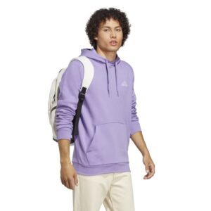 adidas Men's Essentials Fleece Hoodie, Violet Fusion, Large