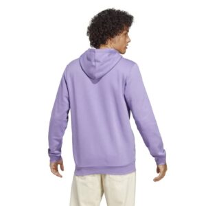 adidas Men's Essentials Fleece Hoodie, Violet Fusion, Large