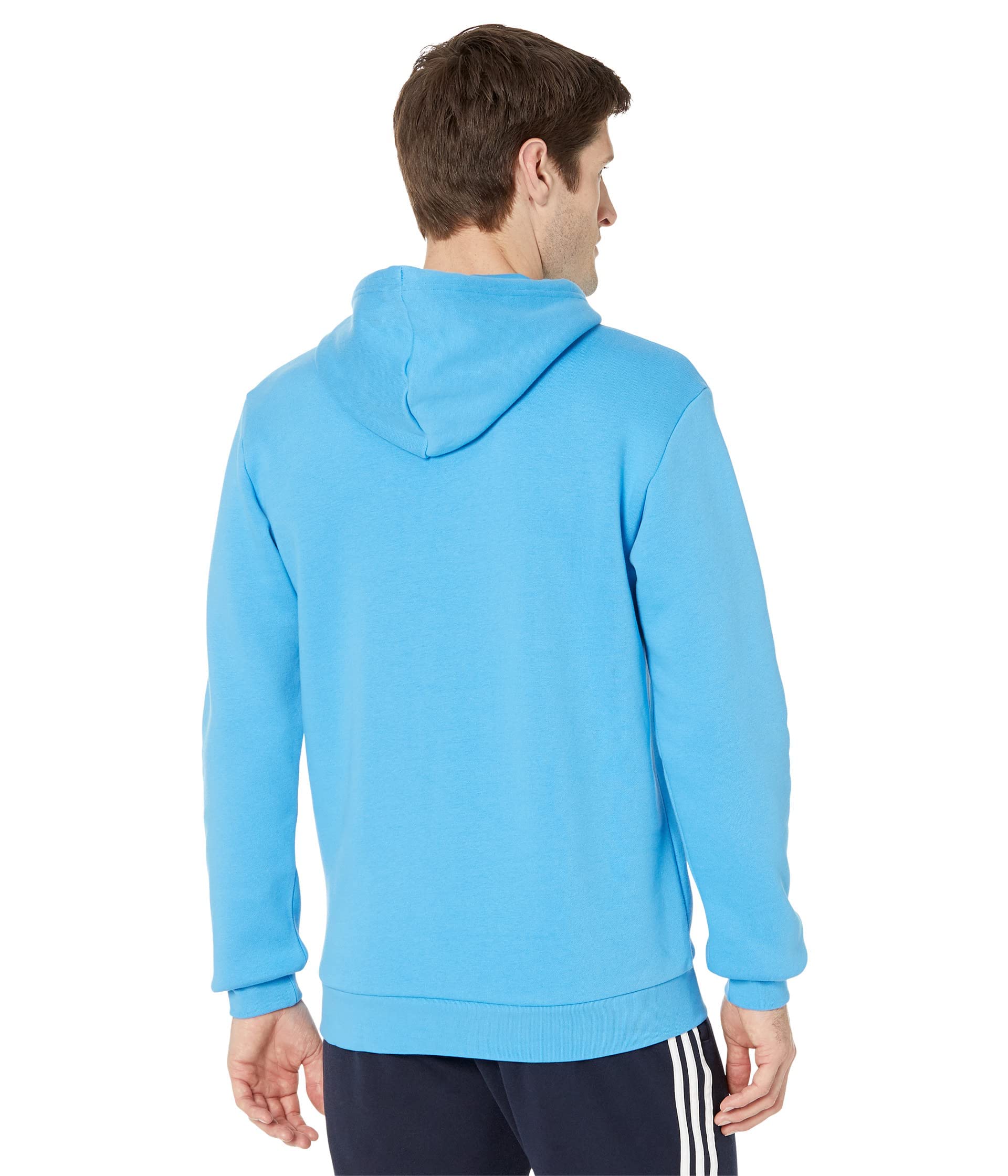 adidas Originals Men's Adicolor Essentials Trefoil Hoodie, Pulse Blue, Large