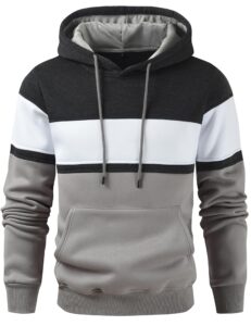 lulucleaf mens hoodies pullover long sleeve casual hoodie for men hooded sweatershirt dimgrey medium