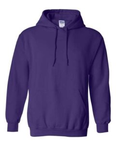 gildan men's fleece hoodie sweatshirt, style g18500, multipack, violet, 3x-large