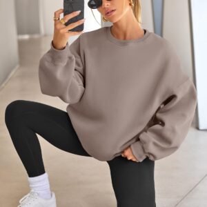 EFAN Oversized Sweaters Trendy Sweatshirts Hoodies Womens Fall Winter Outfits Clothes 2024 Pullover Tops Loose Comfy Fashion