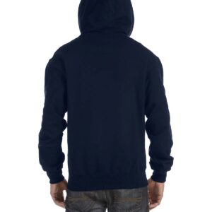 Champion Men's Front Pocket Pullover Hoodie Sweatshirt, Large, Navy