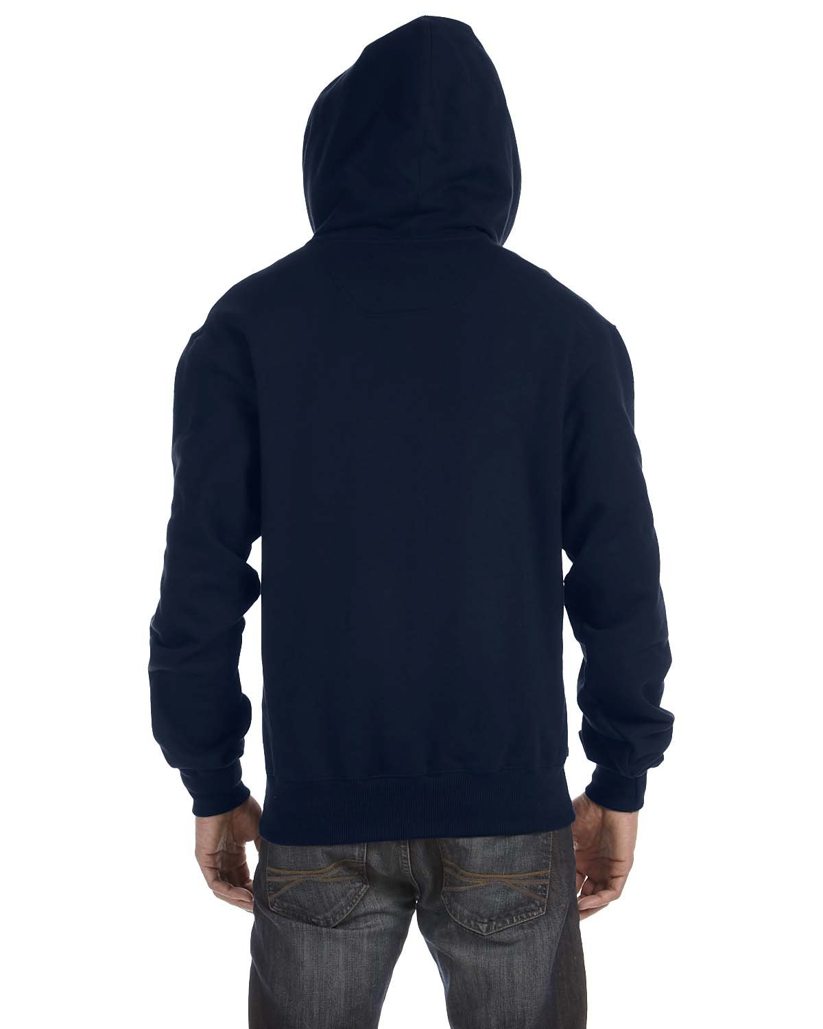 Champion Men's Front Pocket Pullover Hoodie Sweatshirt, Large, Navy