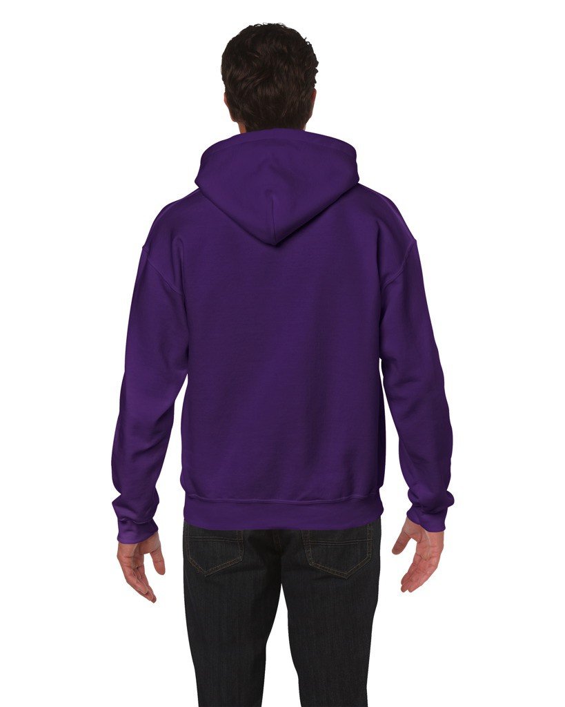 Gildan Adult Heavy Blend Hooded Sweatshirt (Purple) (X-Large)