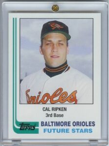 2006 topps # cal ripken rookie of the week baseball card