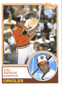 2017 topps update all-rookie cup #arc-14 cal ripken jr. baltimore orioles baseball card