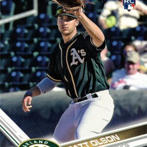 2017 Topps Baseball #476 Matt Olson Rookie Card