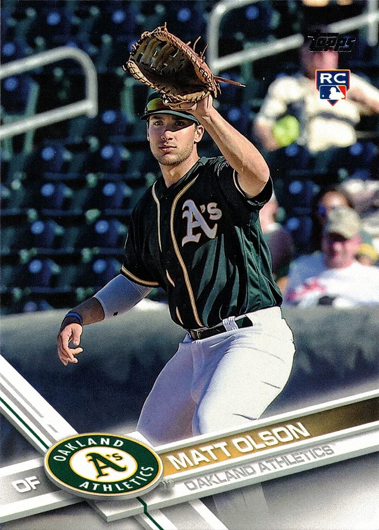 2017 Topps Baseball #476 Matt Olson Rookie Card