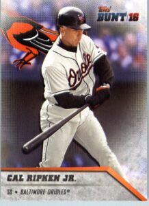 2016 topps bunt #162 cal ripken jr. baltimore orioles baseball card