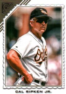 cal ripken jr. gallery collectible baseball card- 2022 topps gallery baseball card #114 (orioles) free shipping