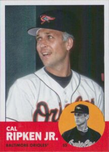 2022 topps archives #69 cal ripken jr. 1963 topps orioles baseball mlb