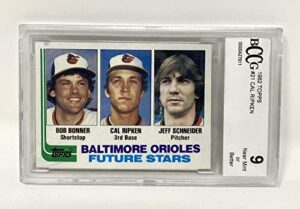 1982 topps baseball hand collated set 1-792 cal ripken jr rookie bccg 9 - baseball slabbed rookie cards