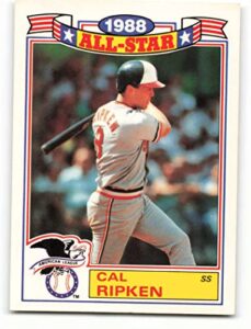 1988 topps glossy all-stars #5 cal ripken jr. nm-mt baltimore orioles baseball mlb