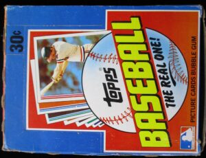 1982 topps baseball wax box 36 packs (cal ripken rc year)