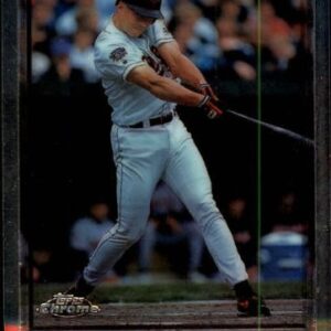 1998 Topps Chrome Baseball Card #320 Cal Ripken