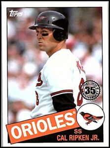 2020 topps series 1 baseball 1985 35th anniversary #85-13 cal ripken jr. baltimore orioles official mlb trading card