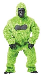 california costumes men's full gorilla suit costume, green, one size