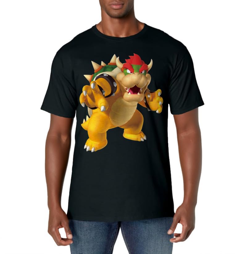 Super Mario Bowser 3D Poster T-Shirt