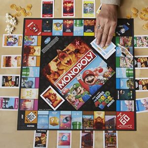 Hasbro Gaming Monopoly The Super Mario Bros. Movie Edition Kids Board Game, Family Games for Super Mario Fans, Ages 8+